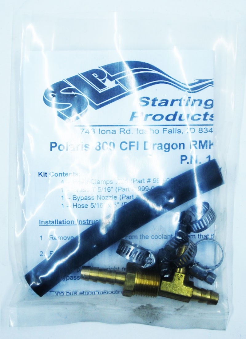 2008-2010 Polaris 800 SLP Coolant Bypass Kit